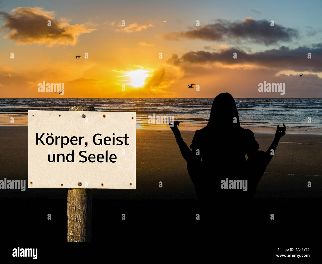 German Shield body, mind and soul Stock Photo - Alamy