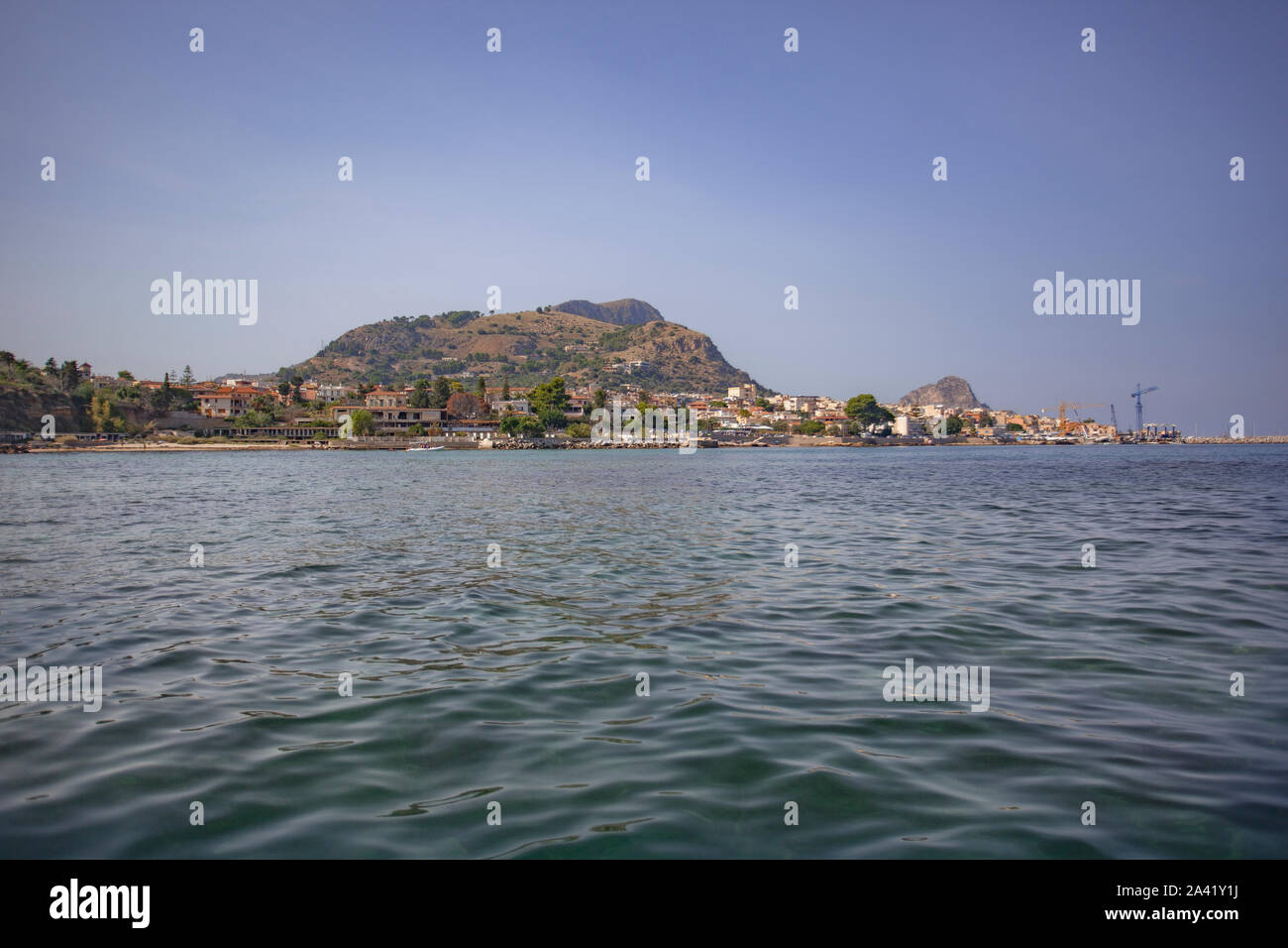 Porticello's Coastline in Sicily Stock Photo - Alamy