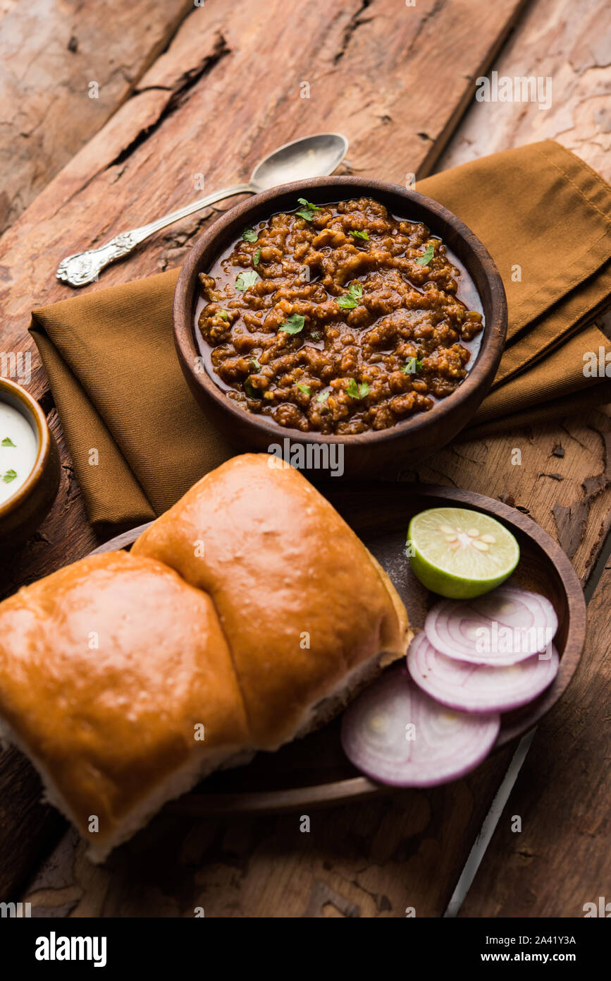 Mutton kheema pav hi-res stock photography and images - Alamy