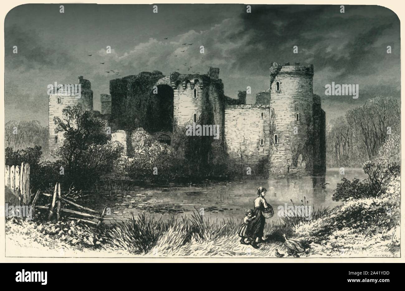 Bodiam castle 1385 hi-res stock photography and images - Alamy