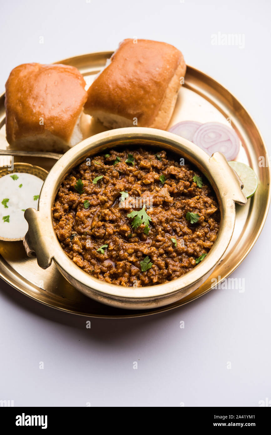 Keema Pav High Resolution Stock Photography and Images - Alamy
