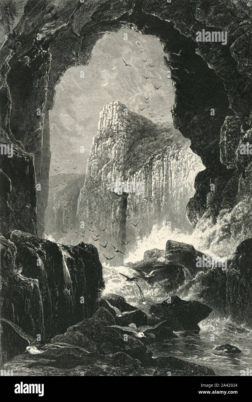 The lydstep cavern hi-res stock photography and images - Alamy