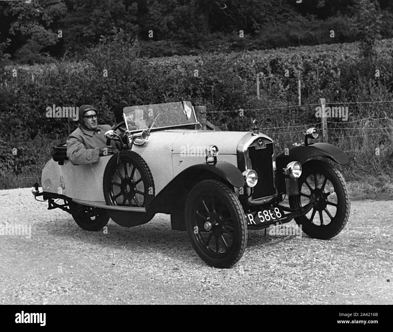 3 wheeler car Black and White Stock Photos & Images - Alamy