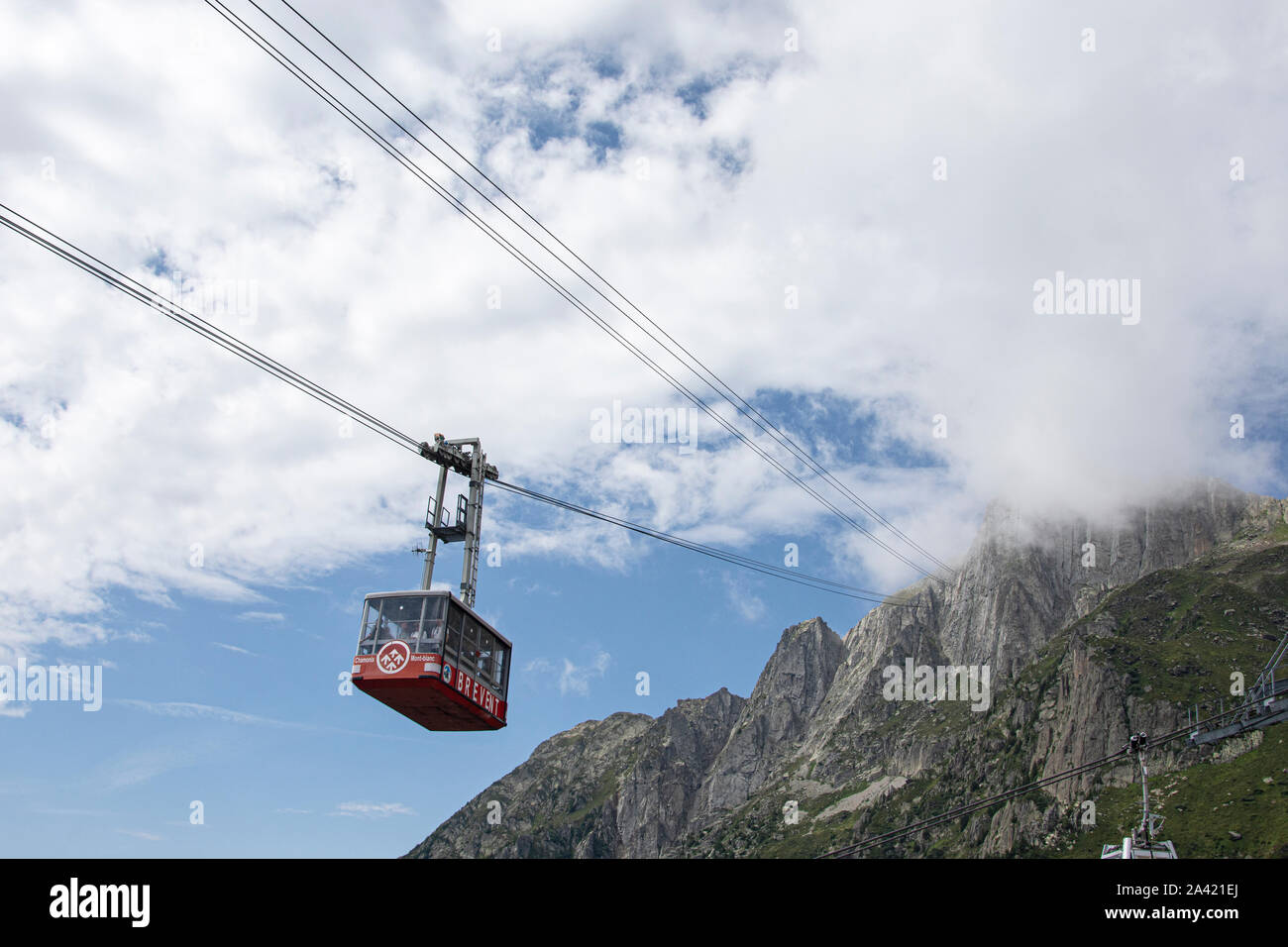 Cable Car. Chamonix, Mont Blanc, France Stock Photo - Alamy