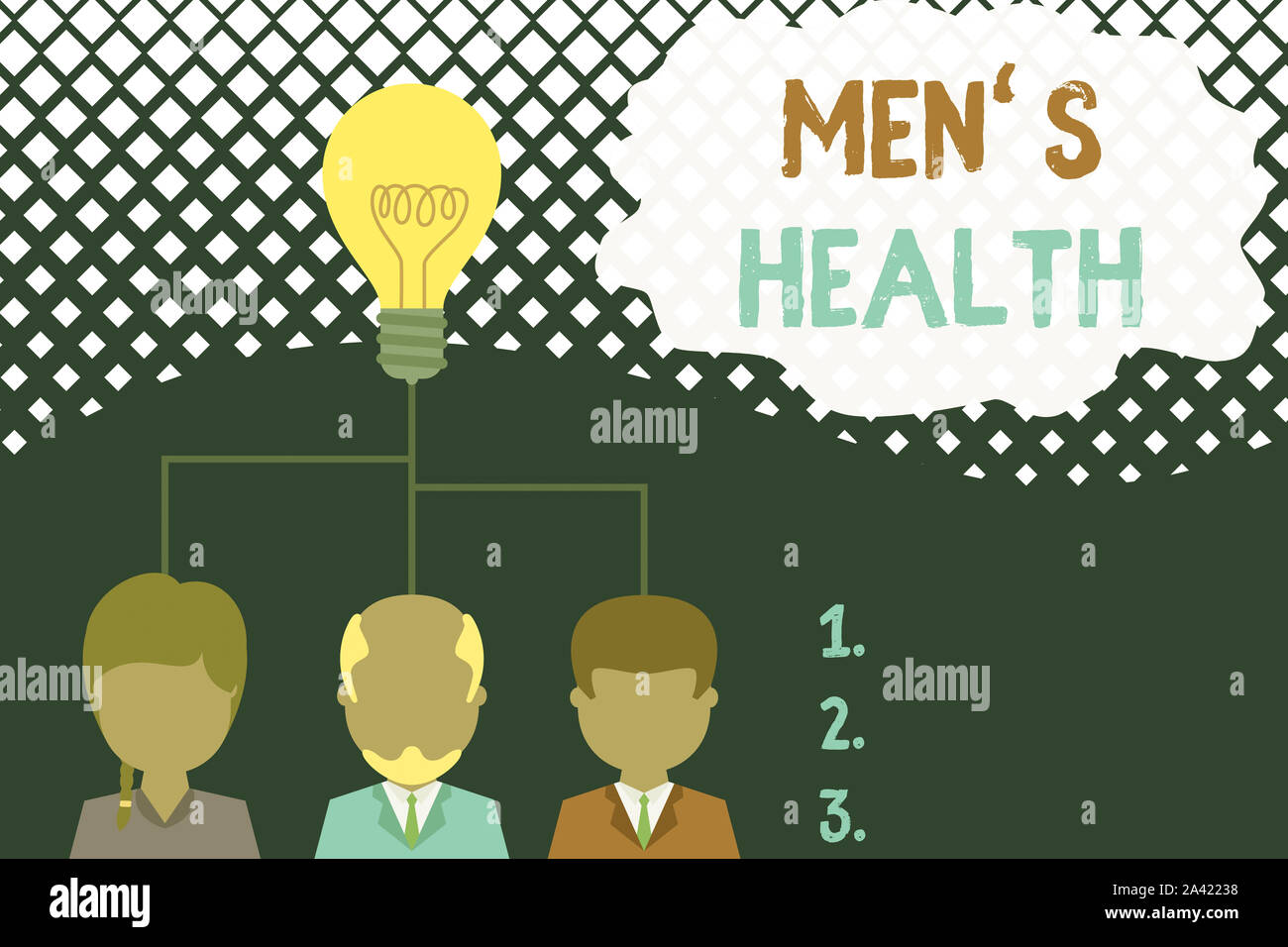 Conceptual hand writing showing Men S Health. Concept meaning State of ...