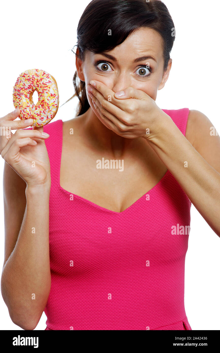 Woman Guilty Cake High Resolution Stock Photography and Images - Alamy
