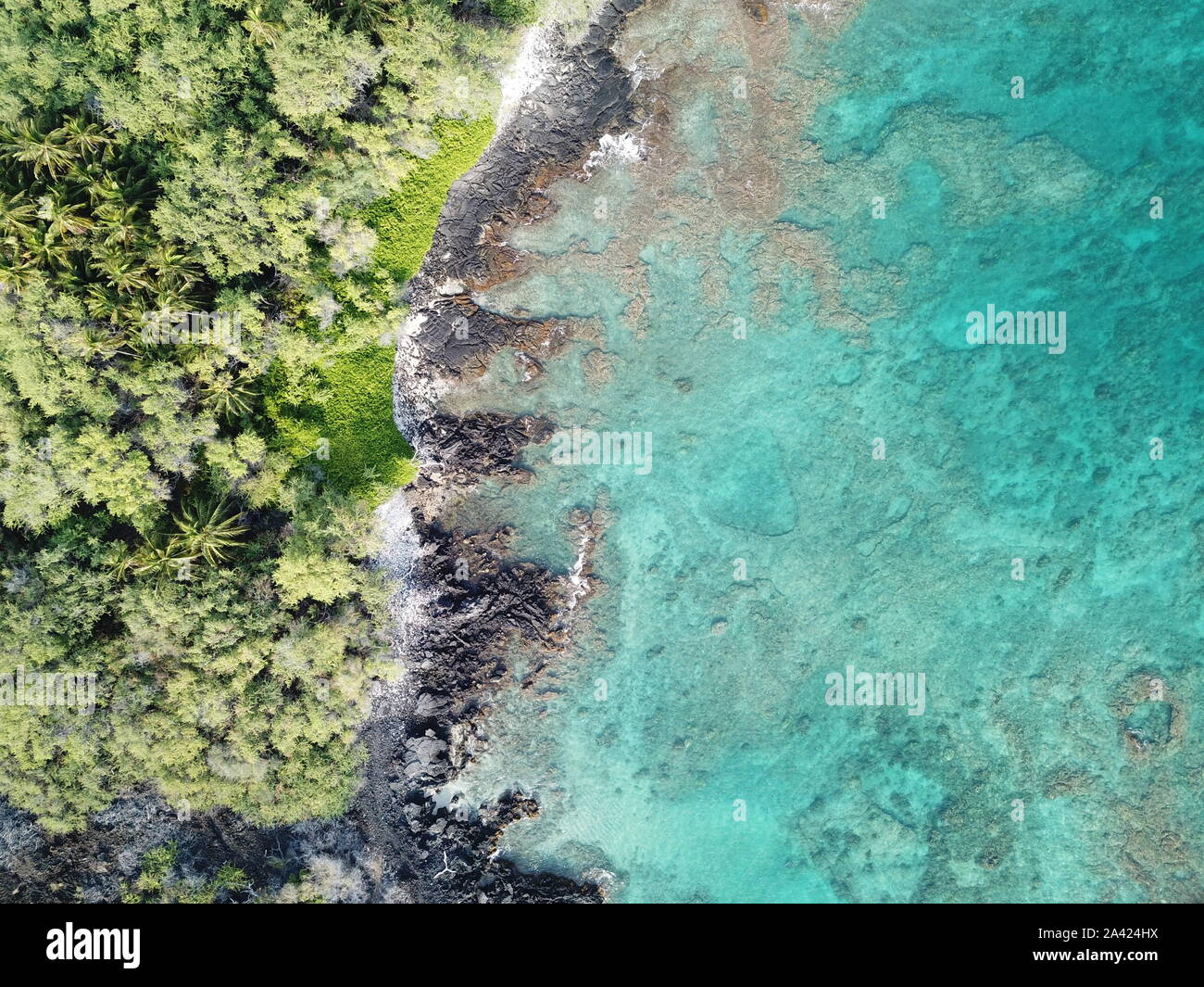 Aerial Photography of Kona, Hawaii (The Big Island Stock Photo - Alamy