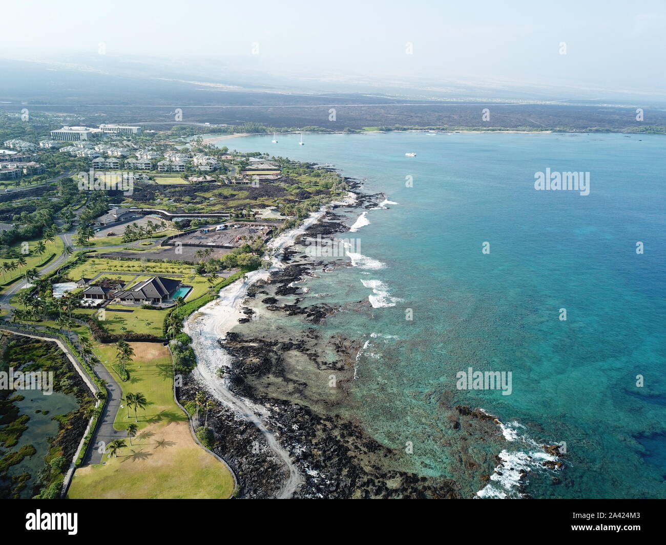 Aerial Photography of Kona, Hawaii (The Big Island Stock Photo - Alamy