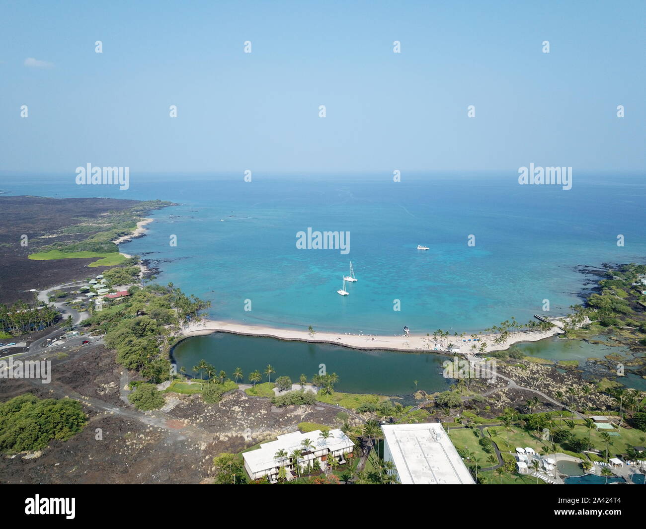 Aerial Photography of Kona, Hawaii (The Big Island Stock Photo - Alamy