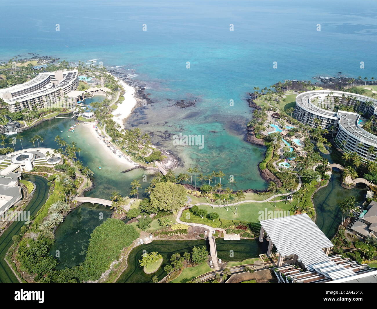 Aerial Photography of Kona, Hawaii (The Big Island Stock Photo - Alamy