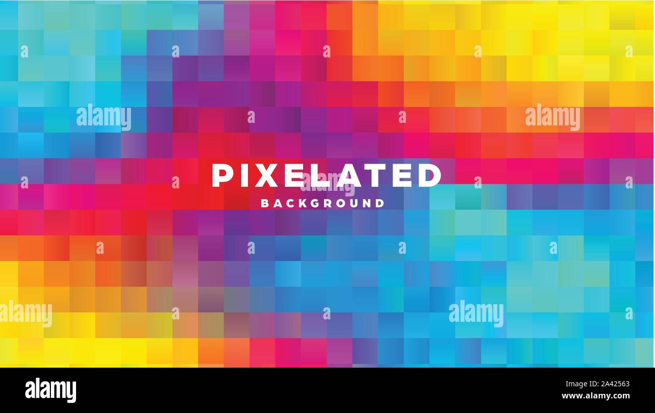 Polygonal abstract background with squares. Colorful gradient design ...