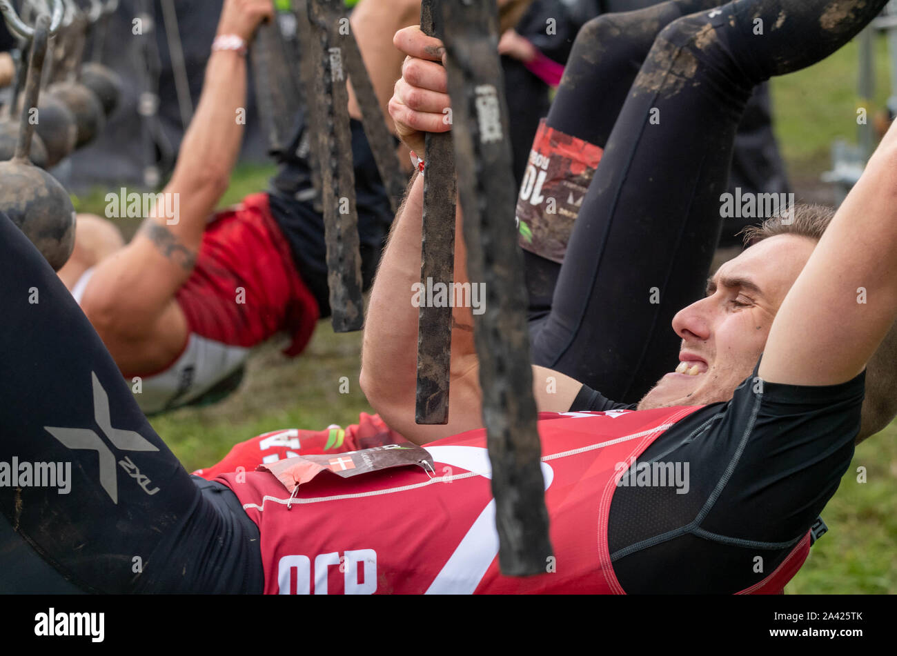 Brentwood, Essex, UK, 11th Oct. 2019 The 2019 Obstacle Course Racing ...