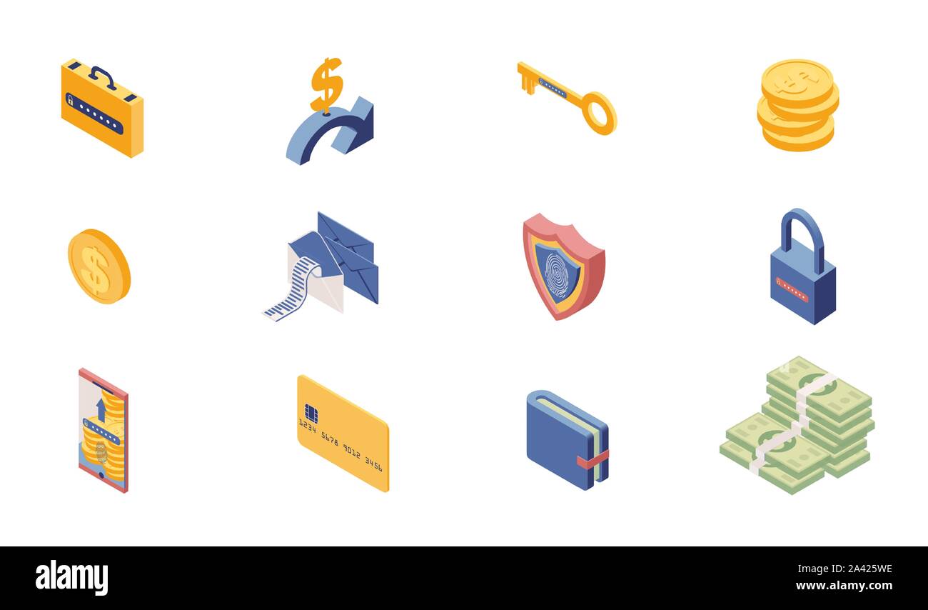 Information online confidential on Stock Vector Images - Alamy