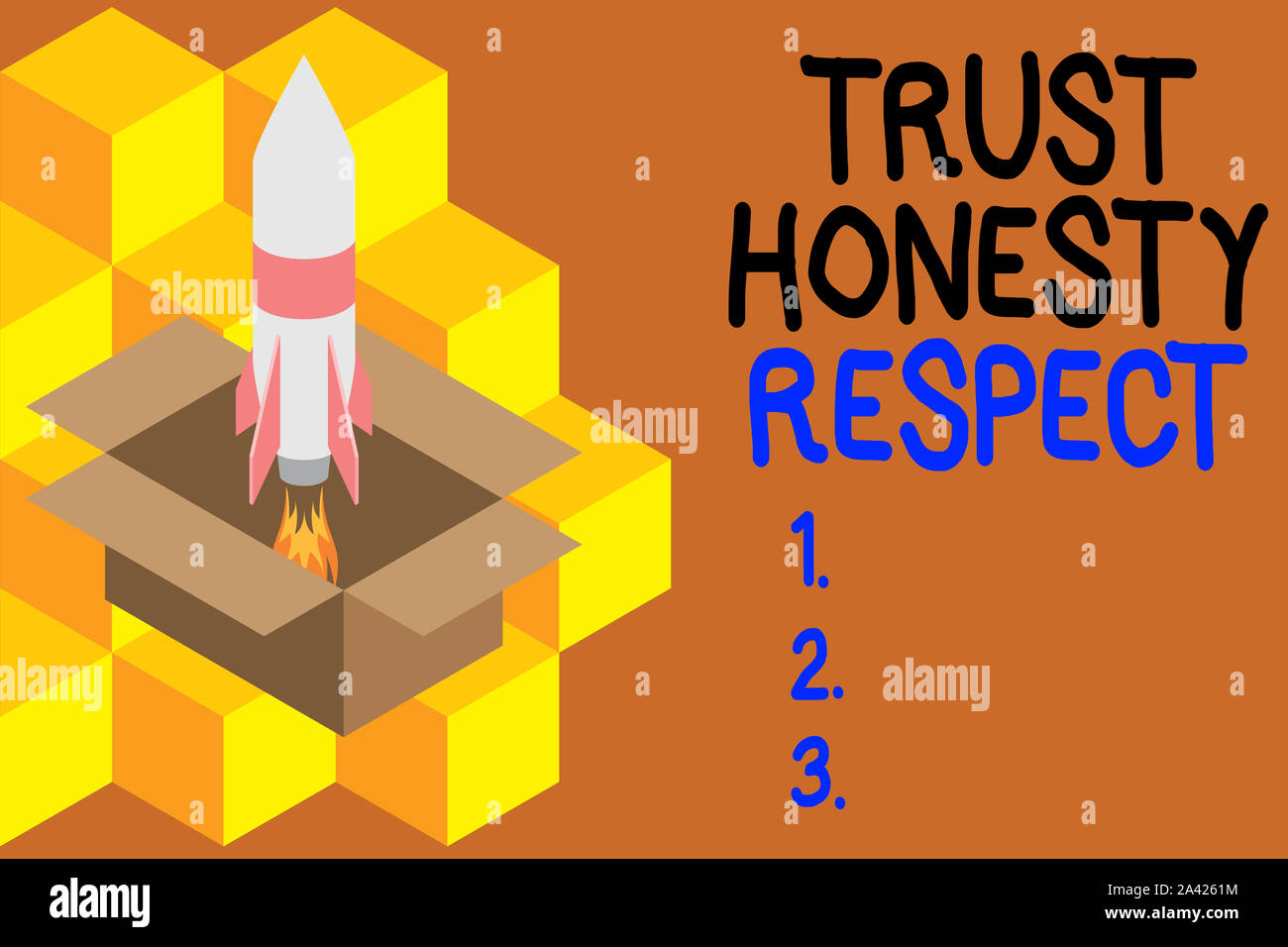 Handwriting text writing Trust Honesty Respect. Conceptual photo ...
