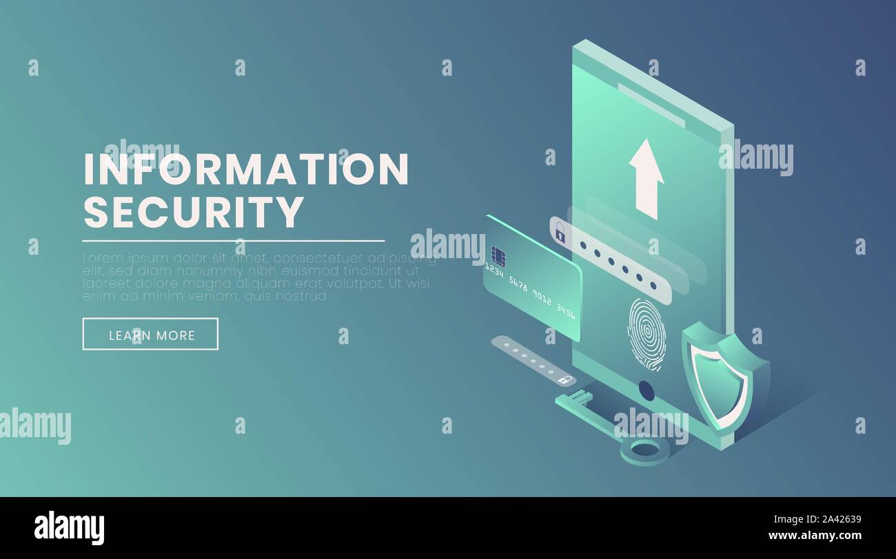 Personal information protection Stock Vector Images - Alamy