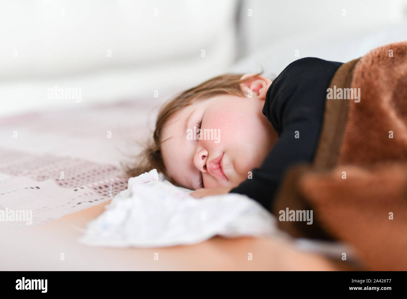 baby's daytime sleep. Healthy daytime sleep for the newborn. The child ...