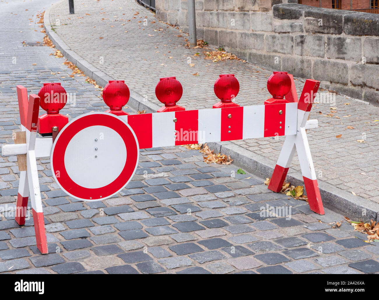 Roadblock tree hi-res stock photography and images - Alamy
