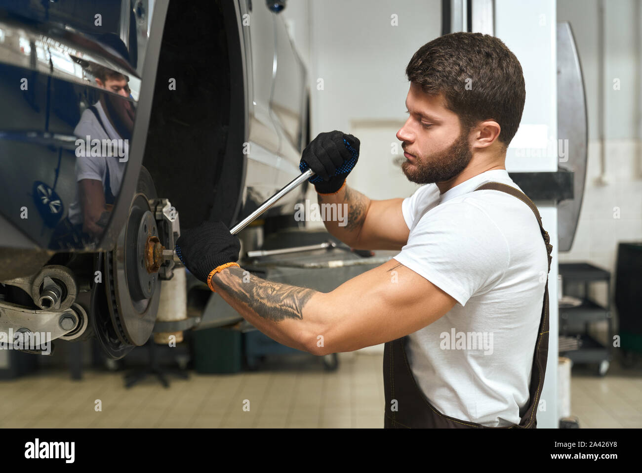 Strong Man Car High Resolution Stock Photography and Images - Alamy