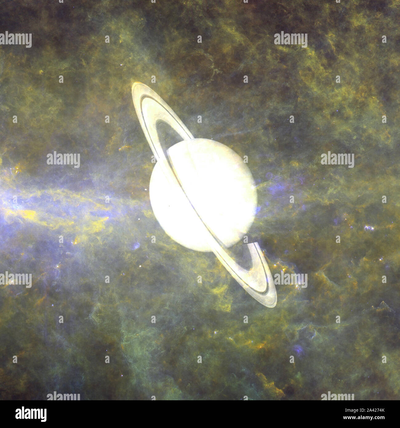 Saturn. Incredibly beautiful planets, galaxies, dark and cold beauty of ...