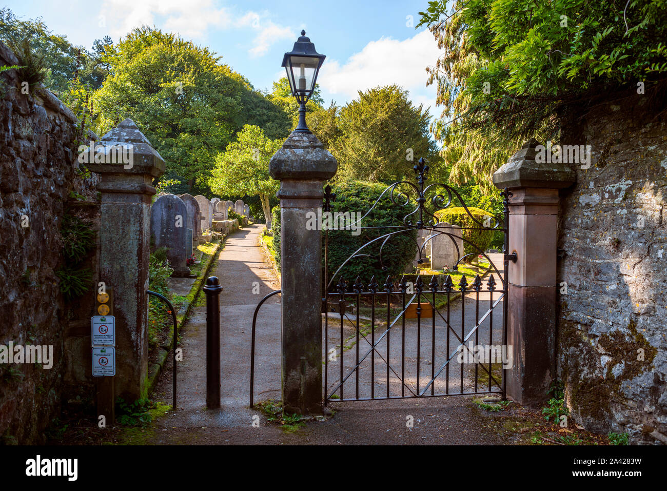 Churchyard gate hi-res stock photography and images - Alamy