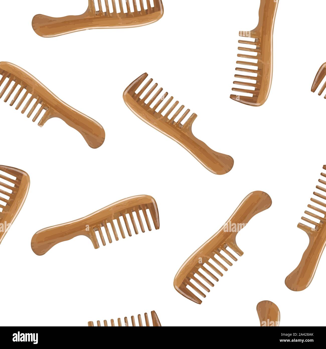 Hair comb seamless pattern background for dress texture or decoration ...