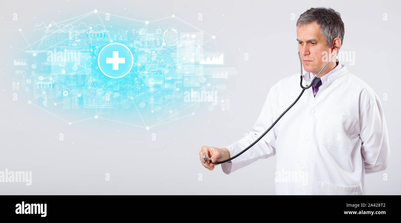 Professional researcher investigate the results Stock Photo - Alamy