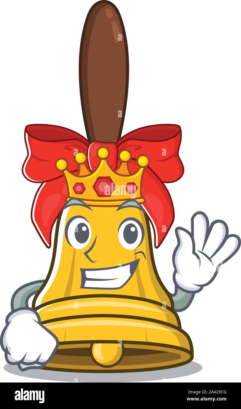 King christmas bells in the character shape Stock Vector Image & Art ...