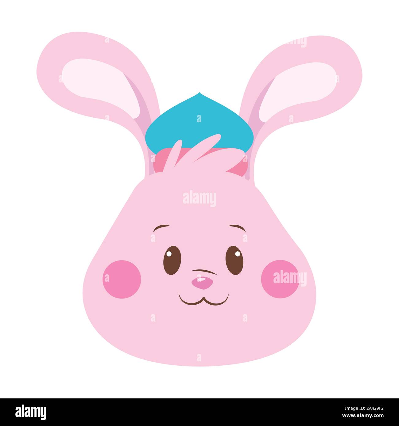 Cartoon Rabbit Face High Resolution Stock Photography and Images - Alamy