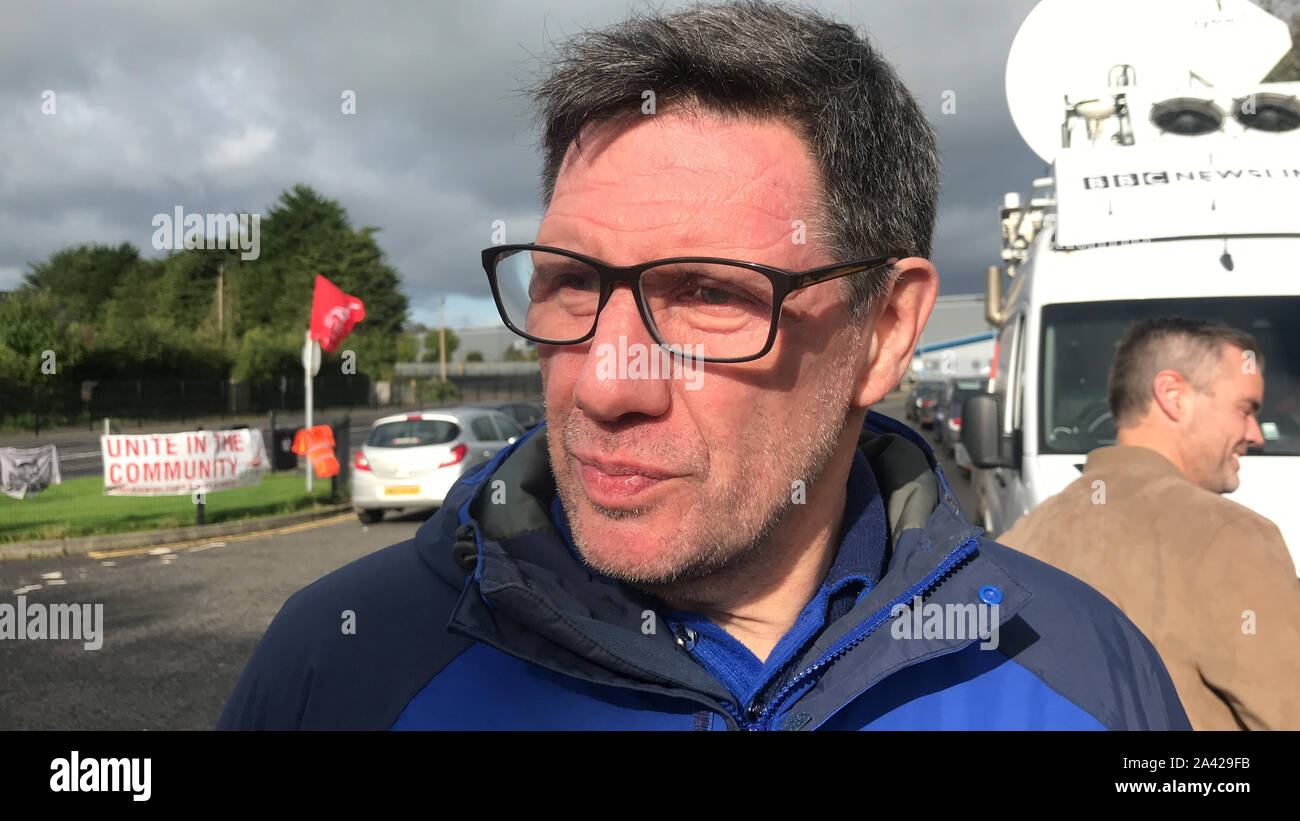 Former Wrightbus worker Fred Hill said the mood among the ex workers ...