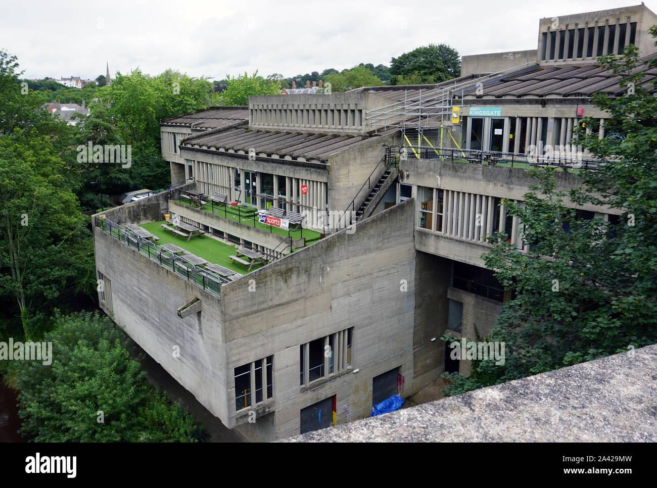 Dunelm House Brutalist Concrete Building Durham Stock Photo - Alamy