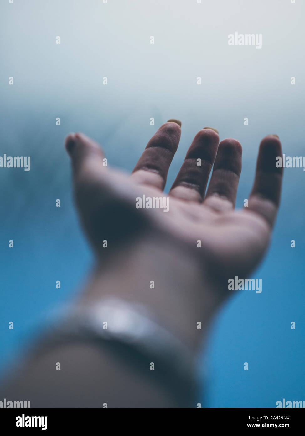 Palm up girl hi-res stock photography and images - Alamy