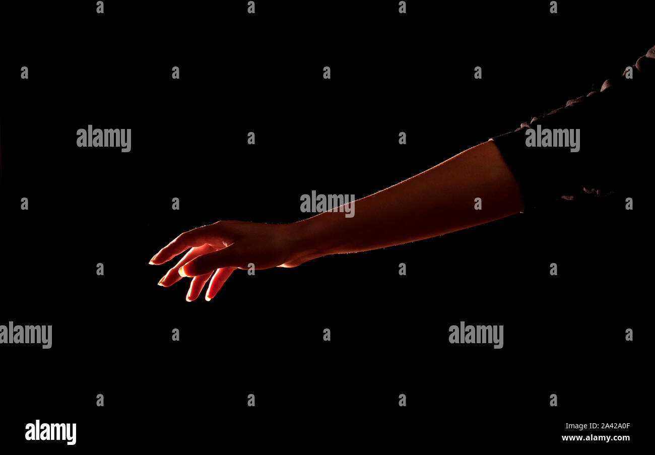 woman's arm reaching Stock Photo - Alamy