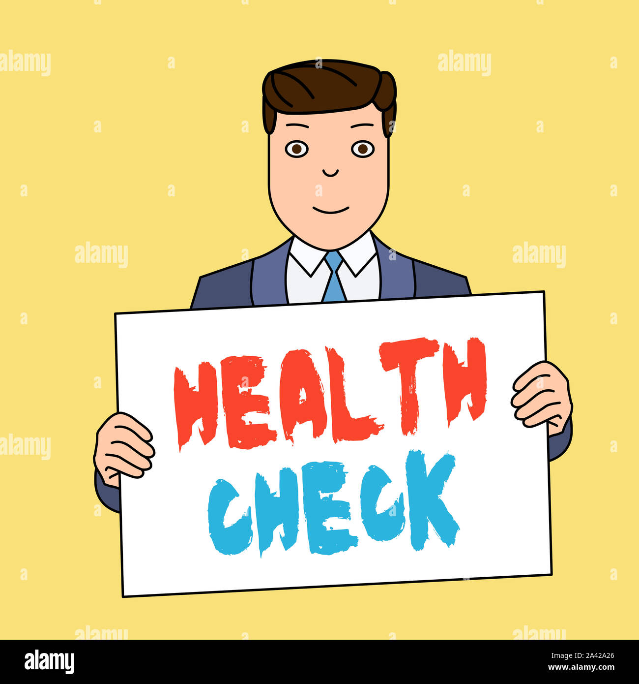 Writing note showing Health Check. Business concept for thorough ...