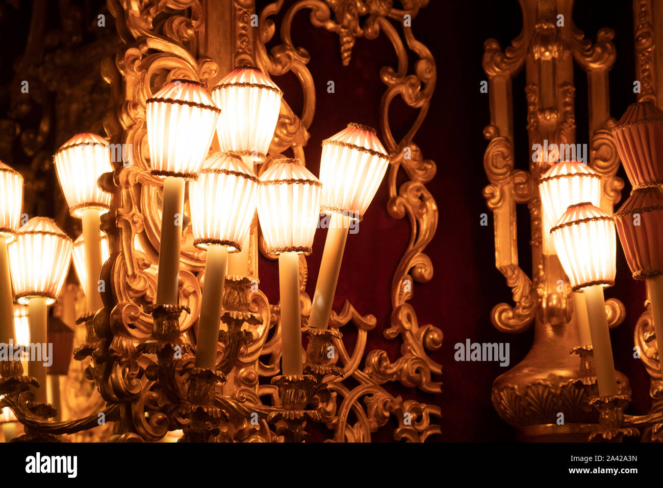 VENICE, ITALY - SEPTEMBER 15 2019 - La Fenice Theater was totally ...