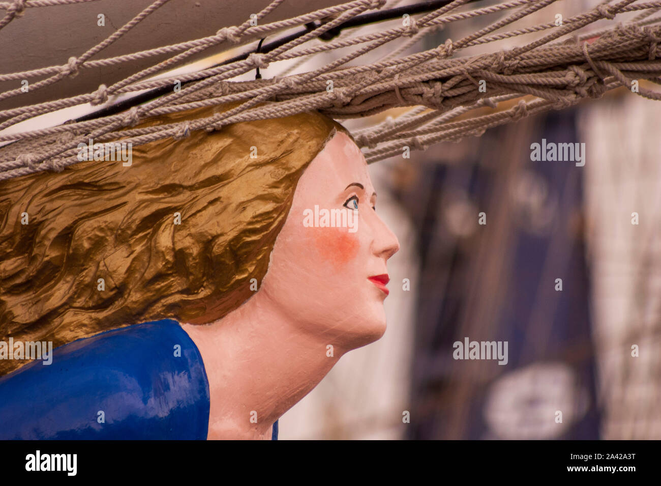 Tall Ships Female Figurehead Stock Photo - Alamy