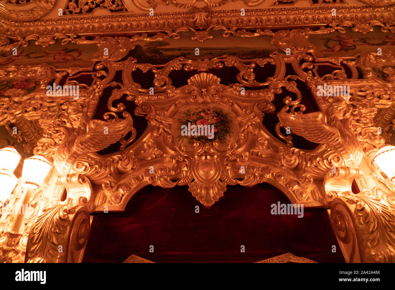 VENICE, ITALY - SEPTEMBER 15 2019 - La Fenice Theater was totally ...