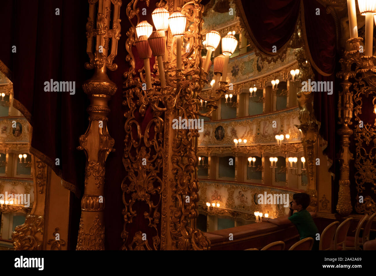 Venice opera house interior hi-res stock photography and images - Alamy