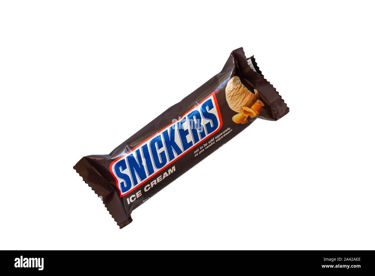 Snickers ice cream isolated on white background - ice creams, icecreams ...
