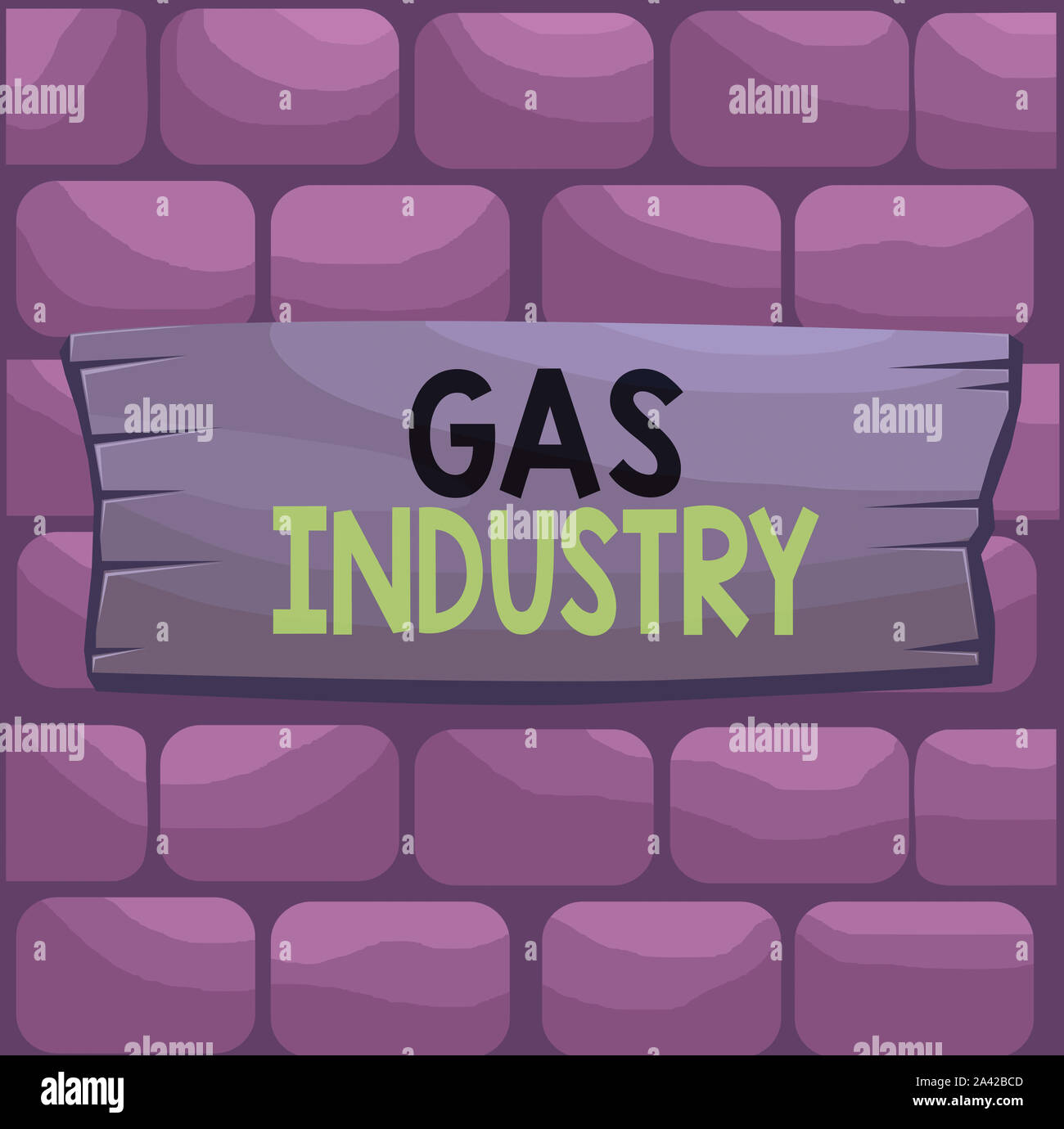 Handwriting text Gas Industry. Conceptual photo global processes ...