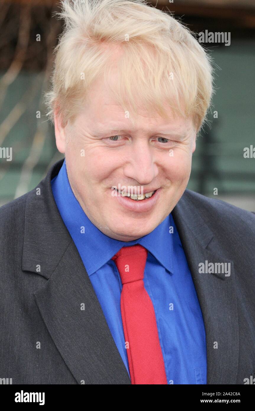 Boris Johnson. Launch of NBA Basketball Week, Potters Field Park ...