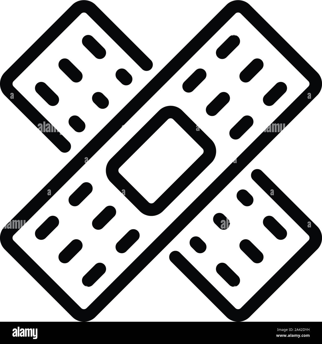 Plaster icon, outline style Stock Vector Image & Art - Alamy