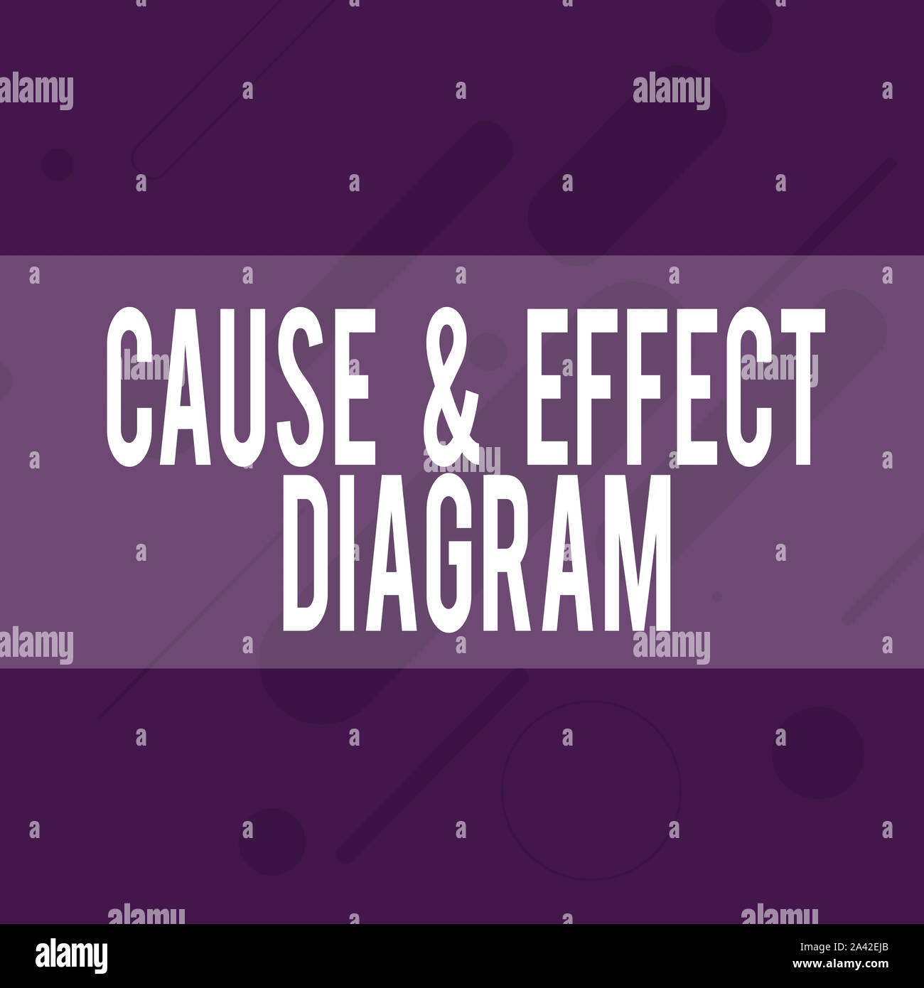 Handwriting text writing Cause And Effect Diagram. Conceptual photo ...