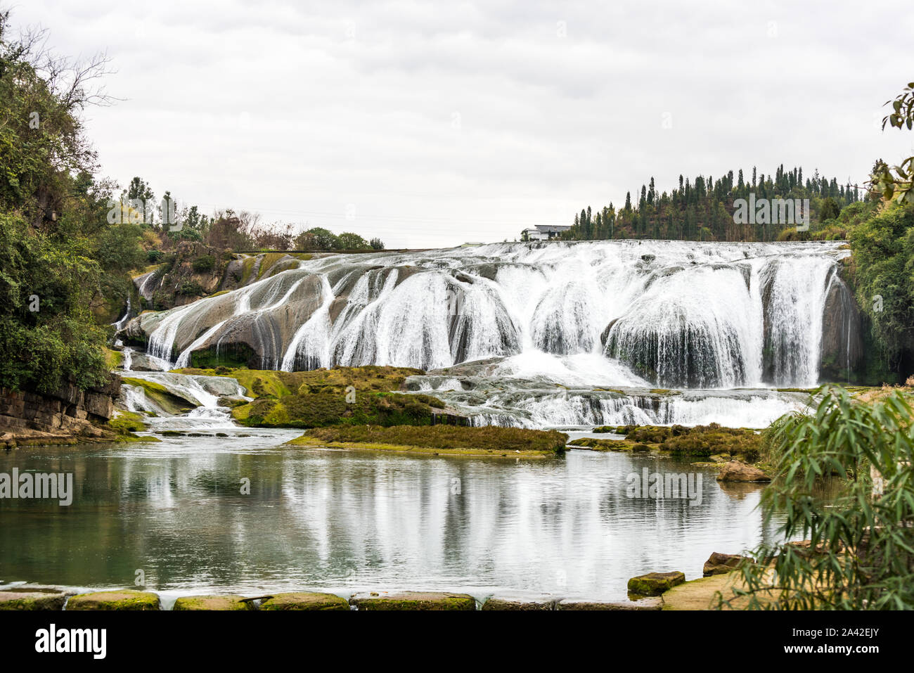 Huangguoshu Waterfall National Park in Guizhou Province in China, in ...