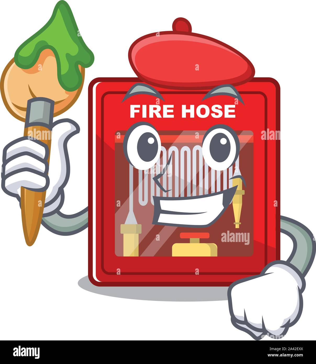 Fire hose cabinet Stock Vector Images - Alamy