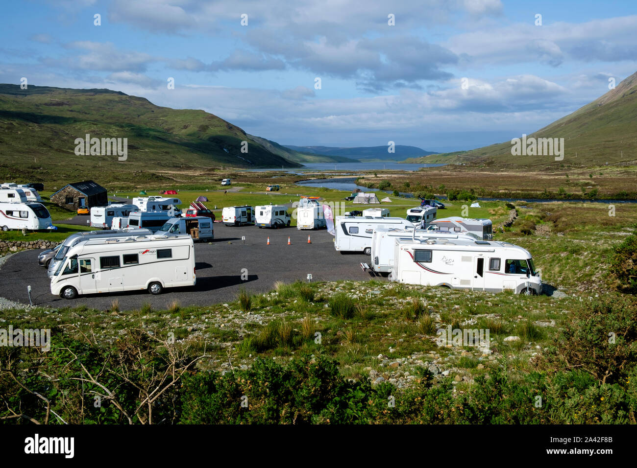 Camping at Sligachan Isle of Skye Highlands Ross and Cromarty Scotland ...