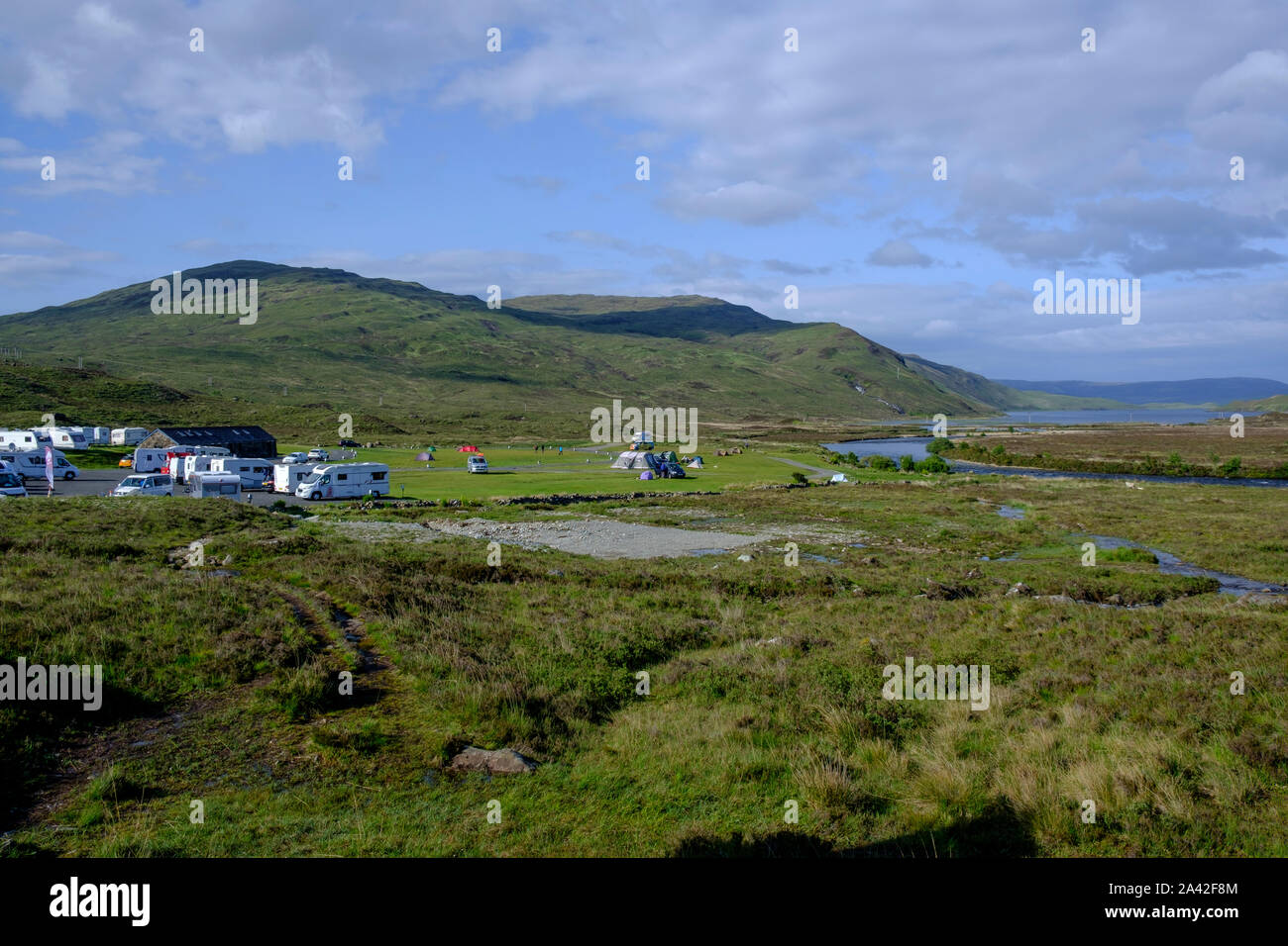Camping at Sligachan Isle of Skye Highlands Ross and Cromarty Scotland ...
