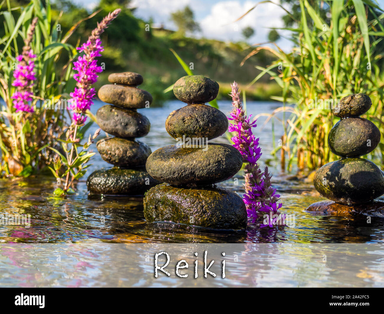 Reiki stones hi-res stock photography and images - Alamy