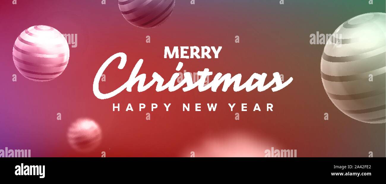 Christmas Banner Vector. Abstract Background Illustration Stock Vector ...