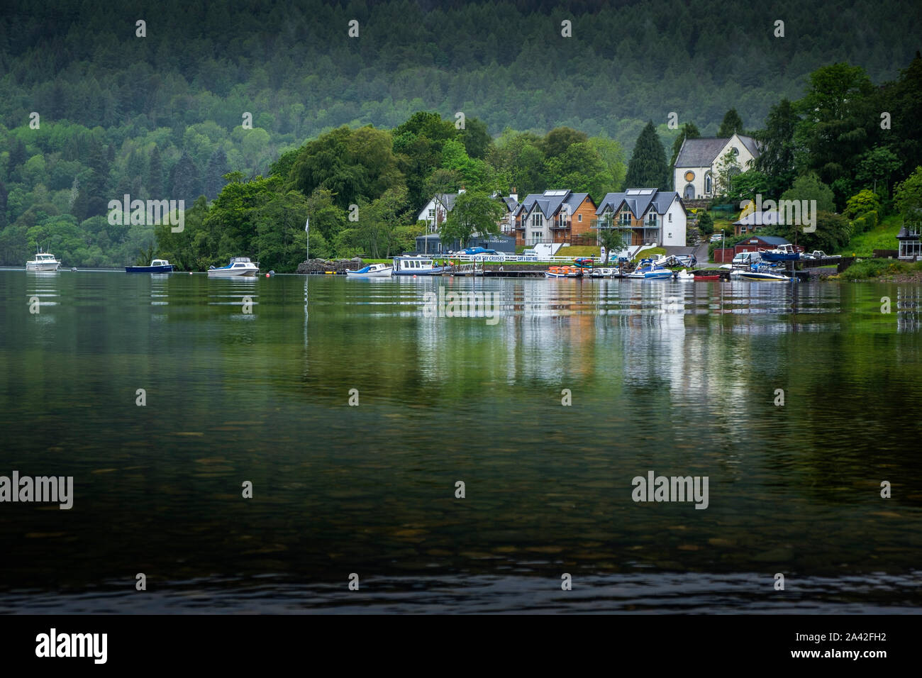 Loch Tay Aberfeldy Perth and Kinross Perthshire Scotland Stock Photo ...