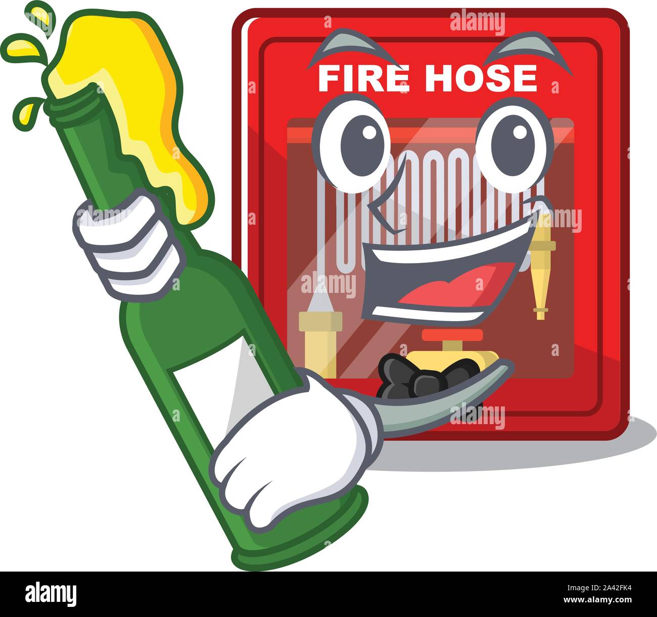 Bottle fire hazard Stock Vector Images - Alamy